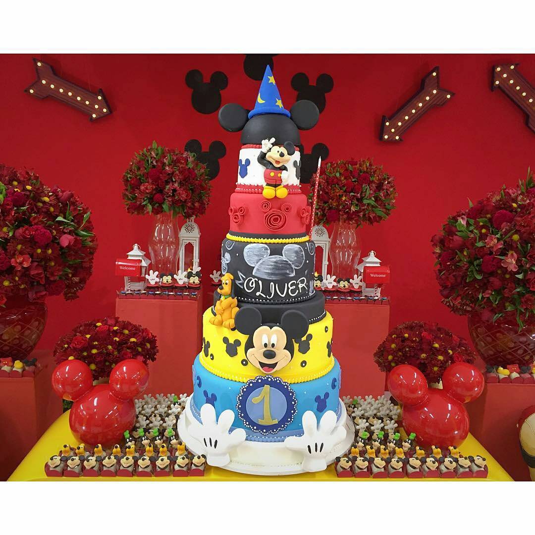 Bolo do Mickey: 65+ Modelos, Ideias e Inspirações