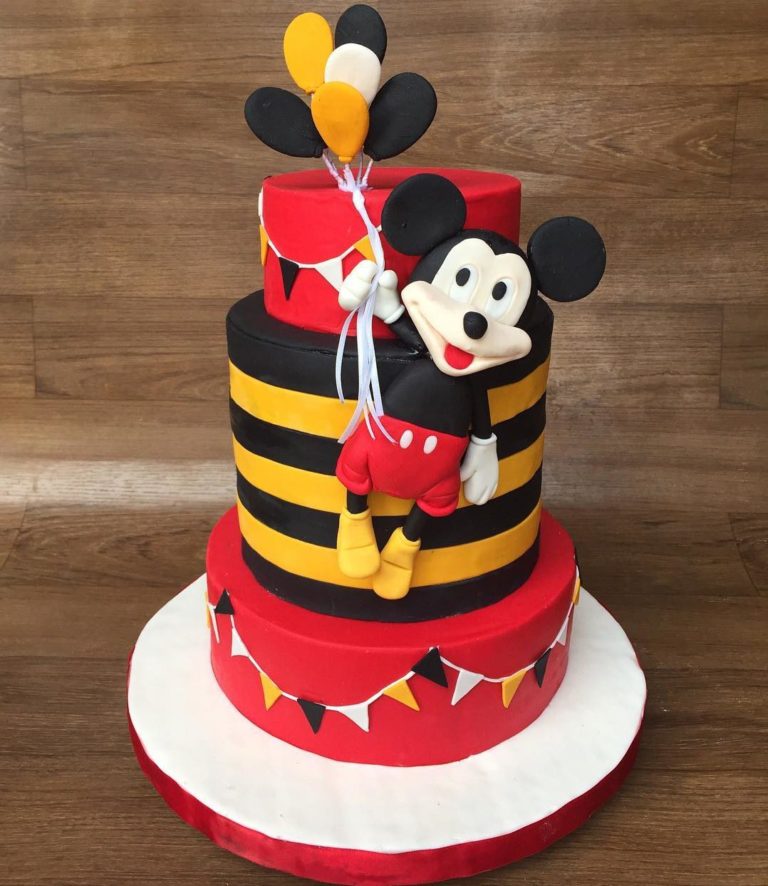 Bolo do Mickey: 65+ Modelos, Ideias e Inspirações