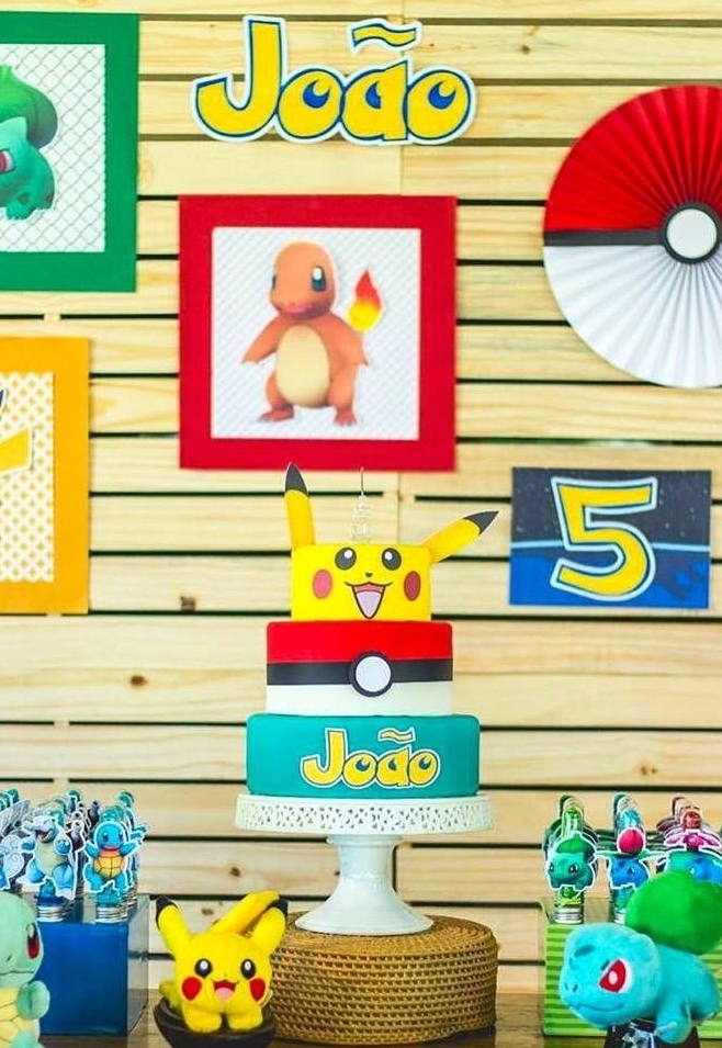 Festa Pokémon: 55 Ideias de Decoração com o Tema GO