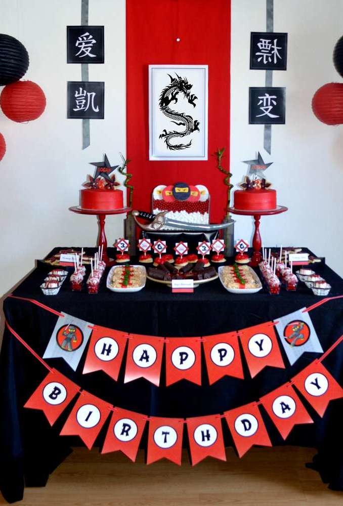 Festa Ninja: 55 Ideias de Decoração e Fotos Lindas do Tema